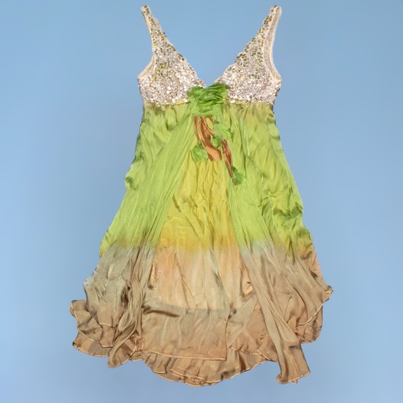 zinas | Dresses | Uptown Girls Early 200s Vintage Silk Dress By ...